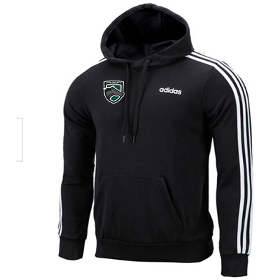 ESSENTIAL 3-STRIPE HOODIE WITH CCU BADGE-BLK- Limited Stock | BK Sports
